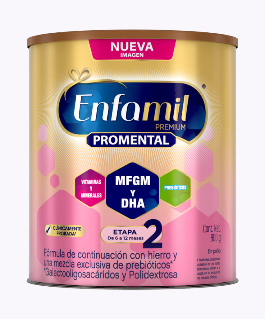Fórmula Infantil Enfamil Premium Etapa 2 - Lata De 800G - D`bebés
