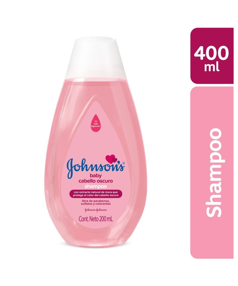 Jj Sh. Cabello Oscuro 400 Ml - D`bebés